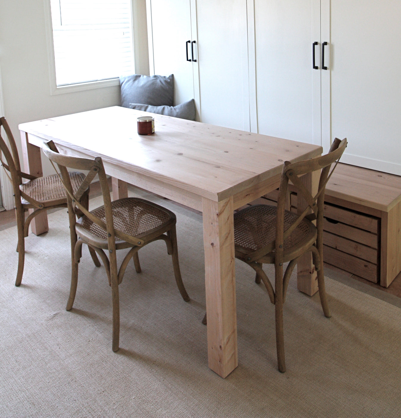 Reclaimed Wood Parsons Dining Table, Reclaimed Wood – NORTH FIELD STORE